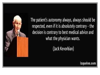 Patient Autonomy