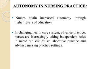 Autonomy, accountability, assertiveness | PPTX