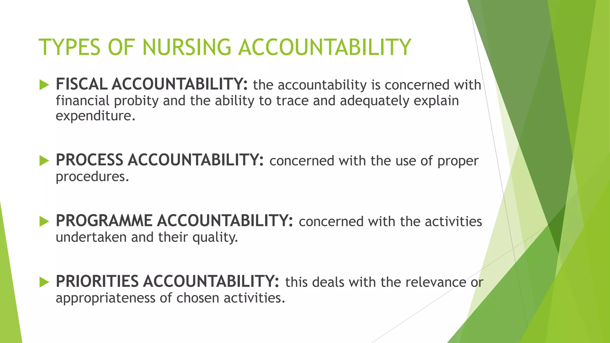 Autonomy and Accountability by tanoj patidar MSc Nursing MSN (Nursing ...