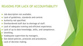 Autonomy and Accountability by tanoj patidar MSc Nursing MSN (Nursing ...