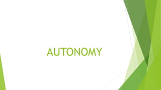 Autonomy and Accountability by tanoj patidar MSc Nursing MSN (Nursing ...