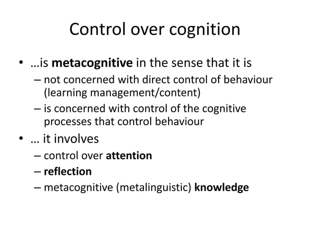 Autonomy and the brain | PPT