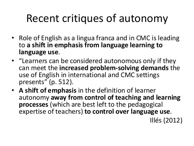 Autonomy and the brain