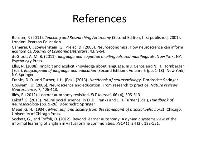 Autonomy and the brain