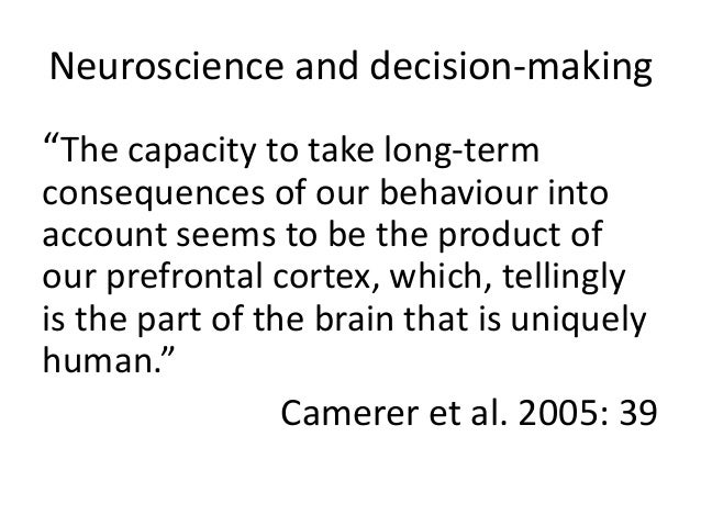 Autonomy and the brain