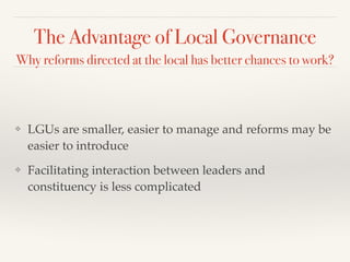 Autonomy decentralization and governance | PPT