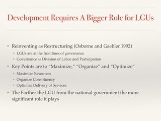 Autonomy decentralization and governance | PPT