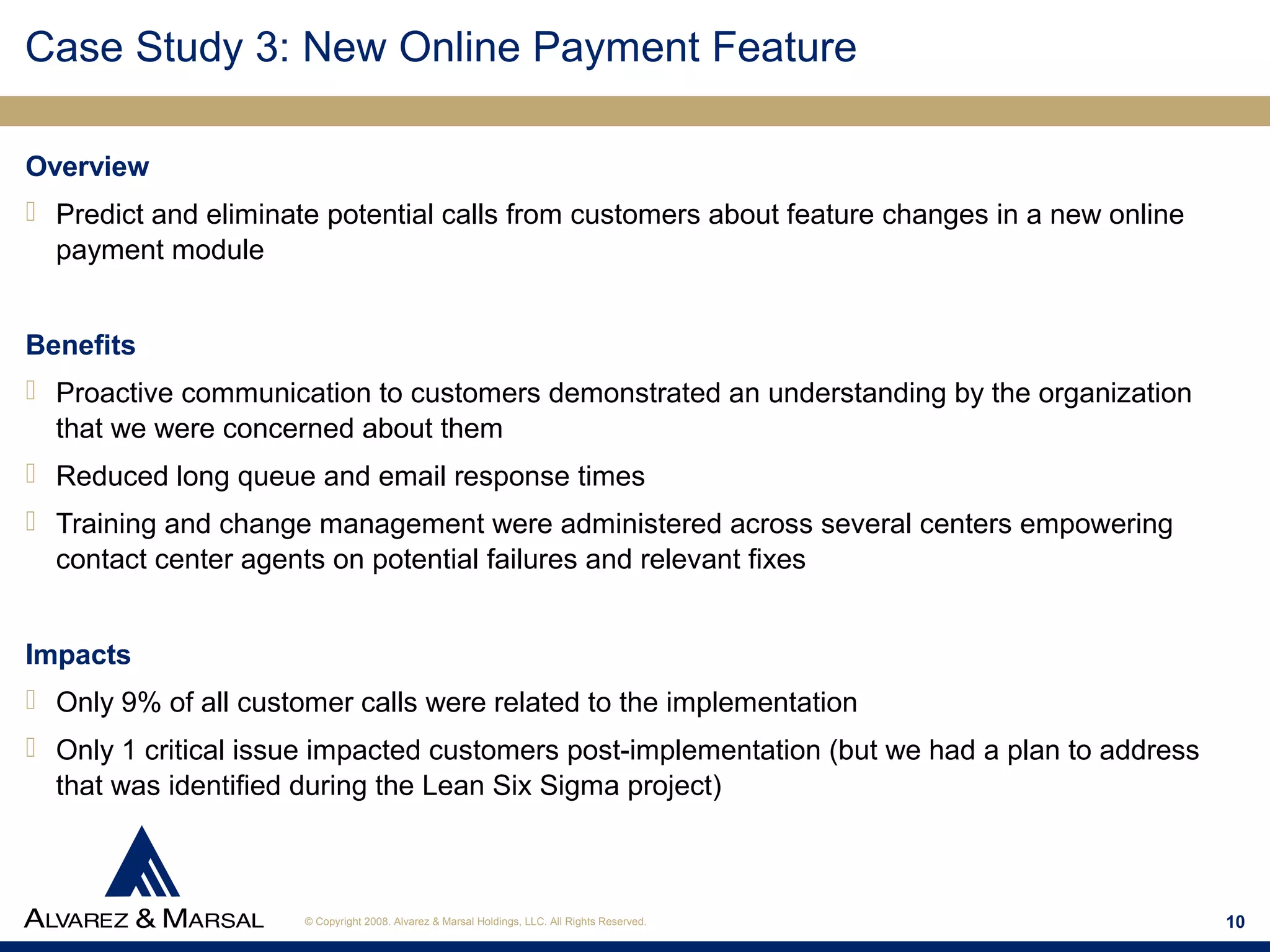 The Role of Lean Six Sigma in Contact Centers | PPT