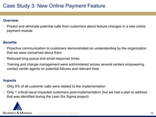 The Role of Lean Six Sigma in Contact Centers | PPT