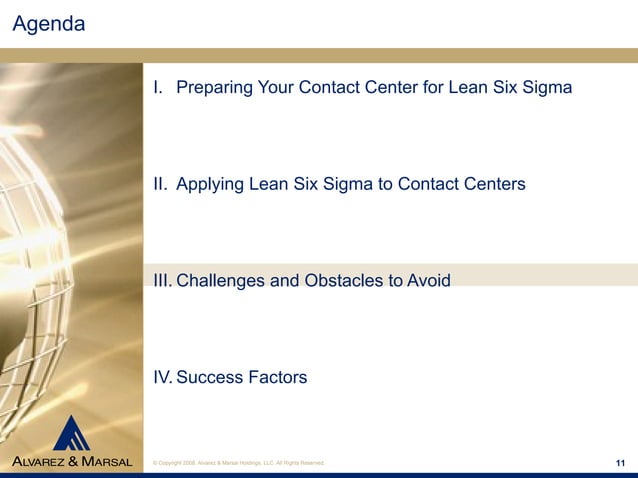 The Role of Lean Six Sigma in Contact Centers | PPT | Phone Services ...