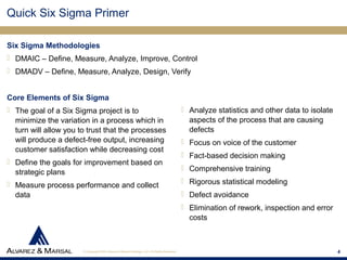 The Role of Lean Six Sigma in Contact Centers | PPT