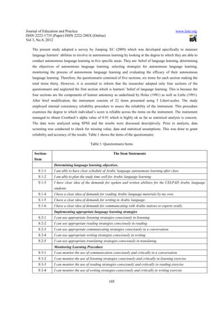 Autonomy in language learning | PDF