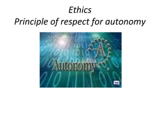 Autonomy powerpoint | PPT