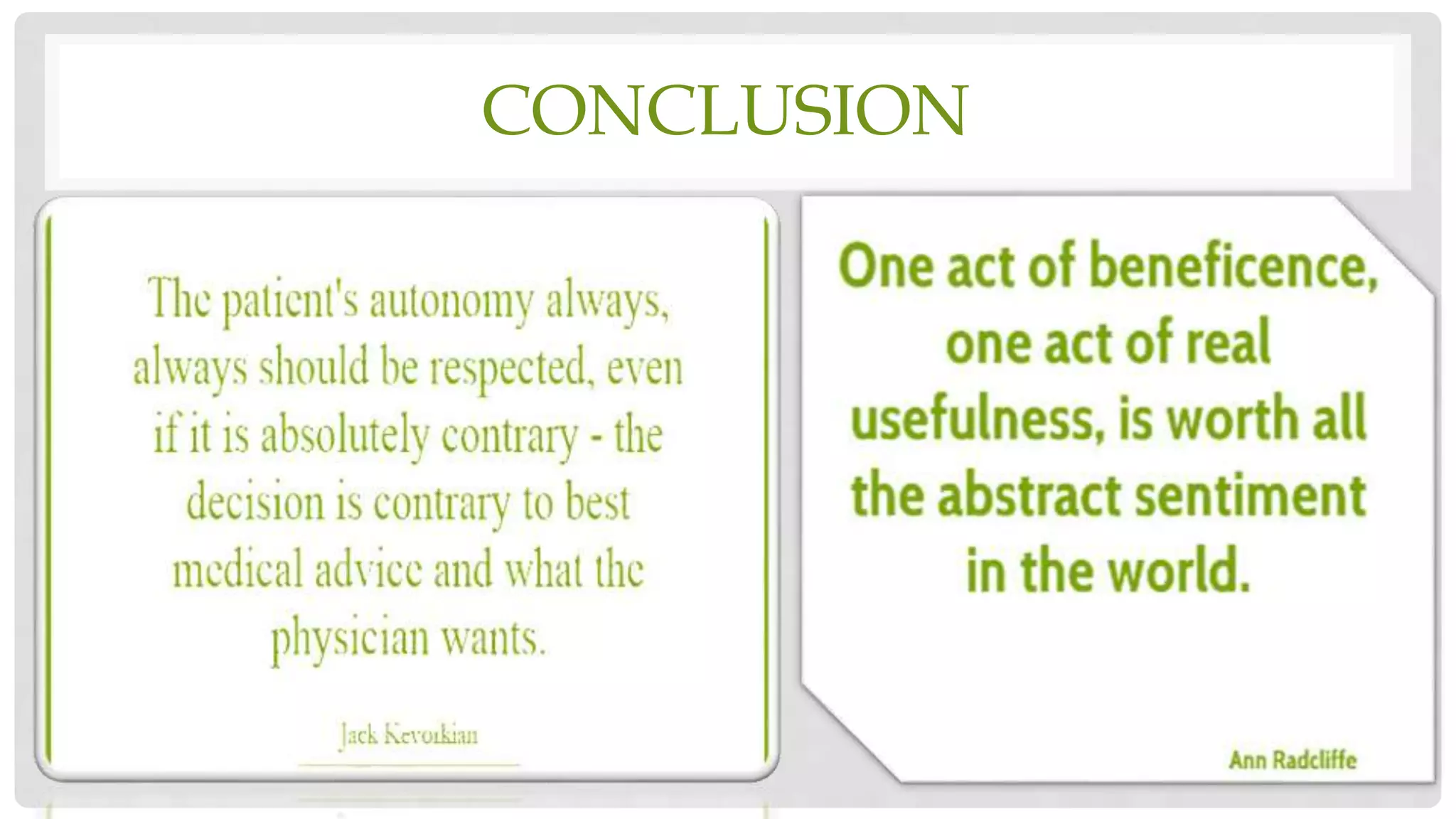 Autonomy vs Beneficence.pptx | Family and Relationships