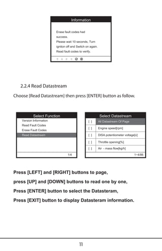 Autophix es910 bmw mini scanner user manual | PDF