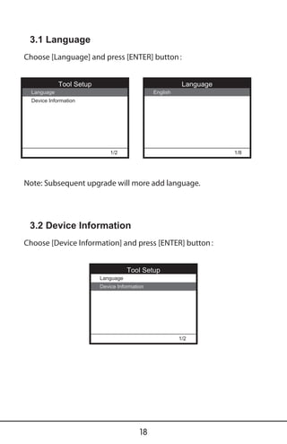 Autophix es910 bmw mini scanner user manual | PDF