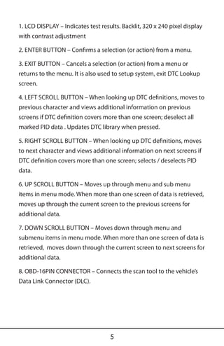 Autophix es910 bmw mini scanner user manual | PDF