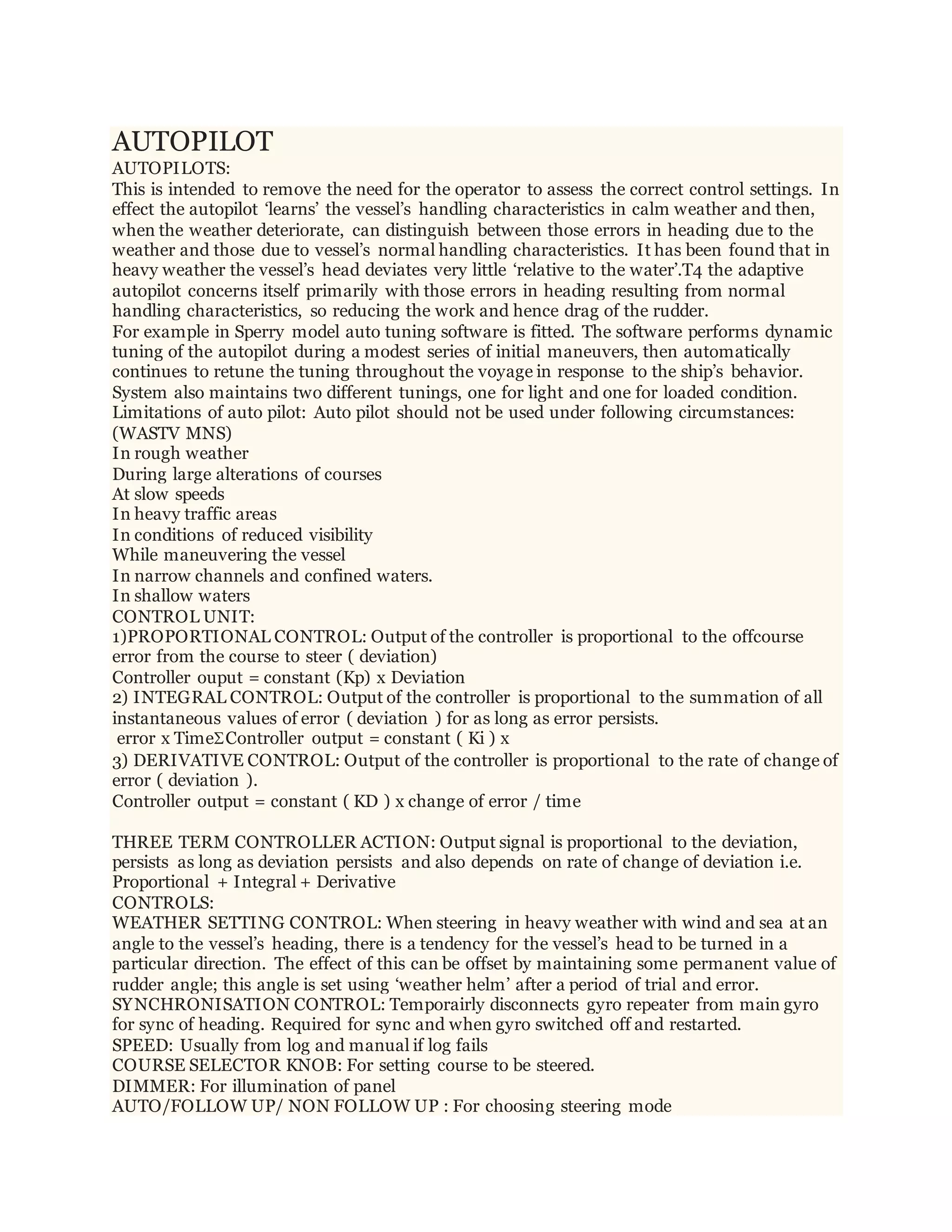 Autopilot | DOCX