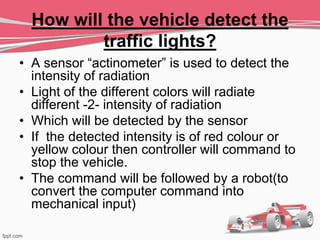 Auto pilot technology in vehicles | PPTX