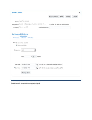 Auto post criteria | PDF