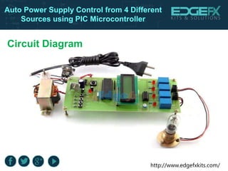 Auto power supply control from 4 different sources using pic ...