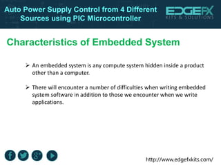 Auto power supply control from 4 different sources using pic ...