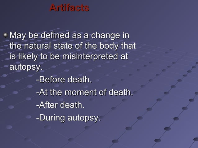 Autopsy.ppt | Death, Injury, or Military Conflict | Sensitive Topics