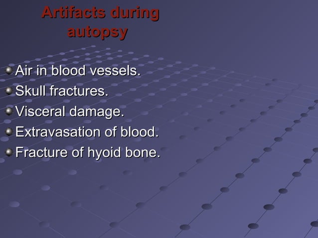 Autopsy.ppt | Death, Injury, or Military Conflict | Sensitive Topics