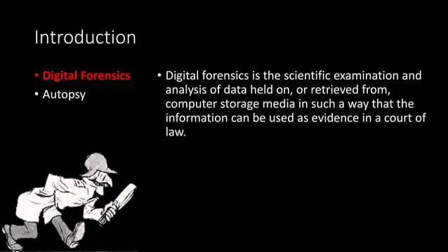 Autopsy Digital forensics tool | PPTX