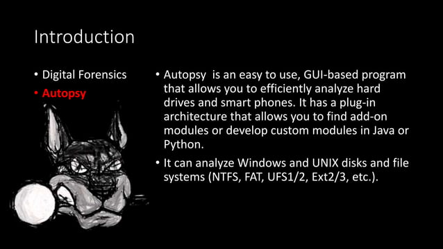 Autopsy Digital forensics tool | PPTX