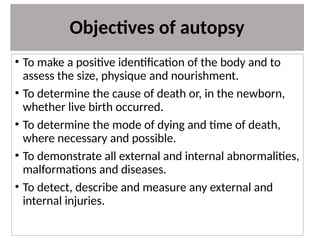 Autopsy.pptx in forensic medicine for medical students in undergraduate ...