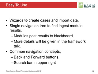 Autopsy 3.0 - Open Source Digital Forensics Conference | PPT