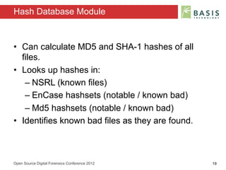 Autopsy 3.0 - Open Source Digital Forensics Conference | PPT