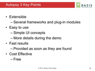 Autopsy 3: Free Open Source End-to-End Windows-based Digital Forensics ...