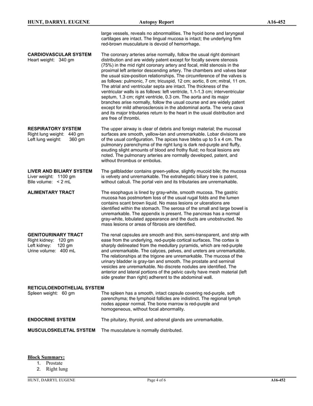 Autopsy Report | PDF
