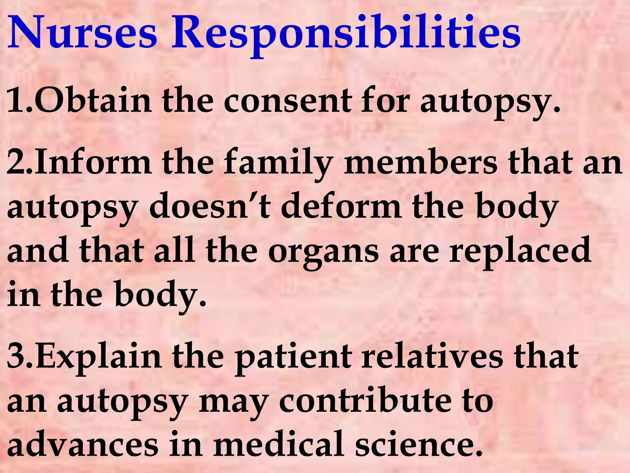 Autopsy and embalming | PPTX