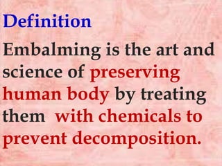 Autopsy and embalming | PPTX