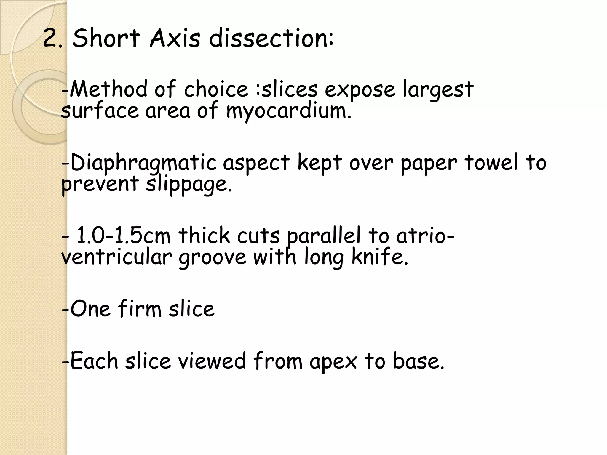 Autopsy dissection of heart and spinal cord | PPTX