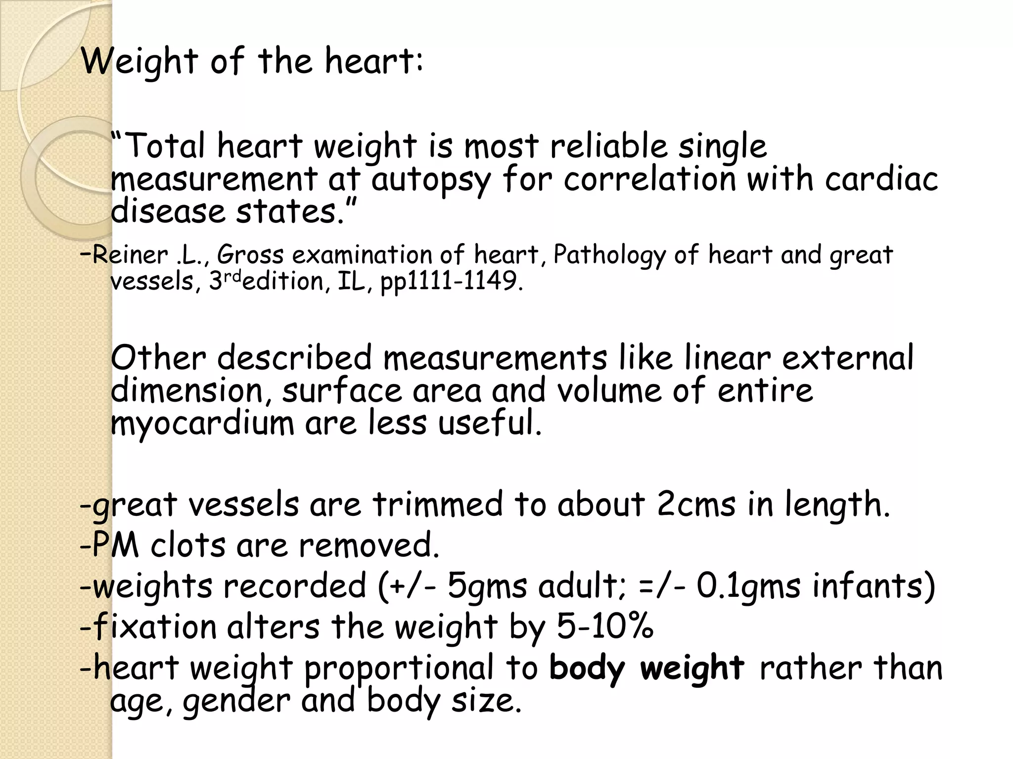 Autopsy dissection of heart and spinal cord | PPTX