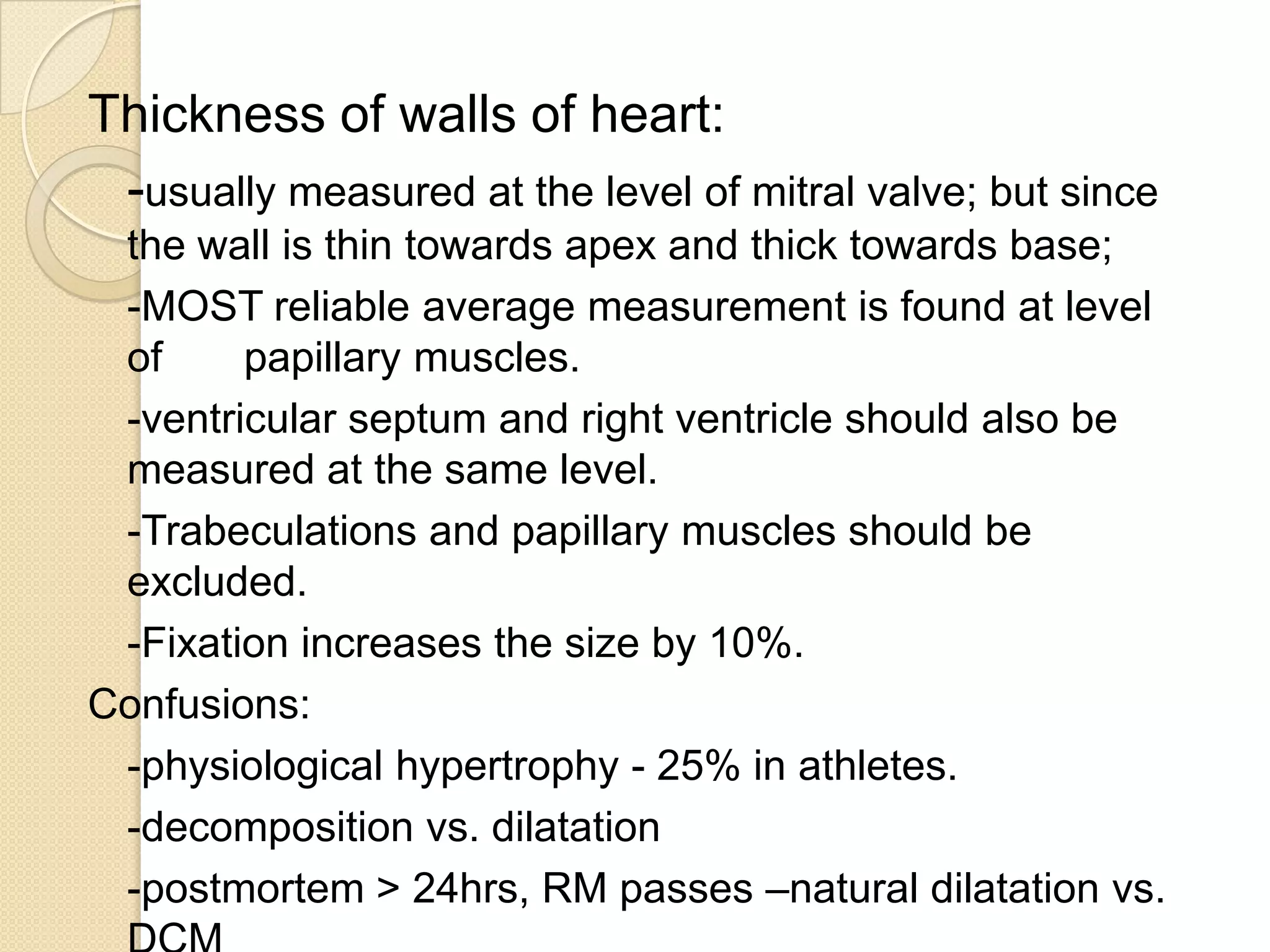 Autopsy dissection of heart and spinal cord | PPTX