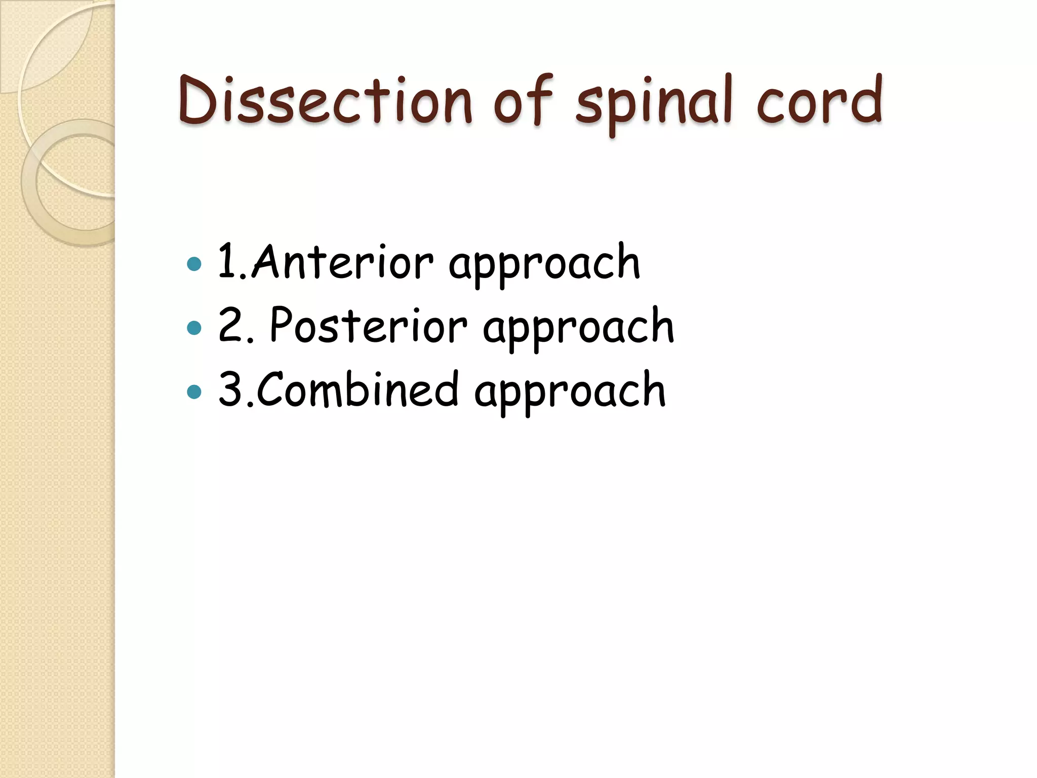 Autopsy dissection of heart and spinal cord | PPTX