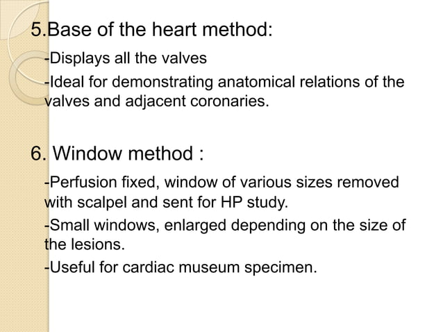 Autopsy dissection of heart and spinal cord | PPTX