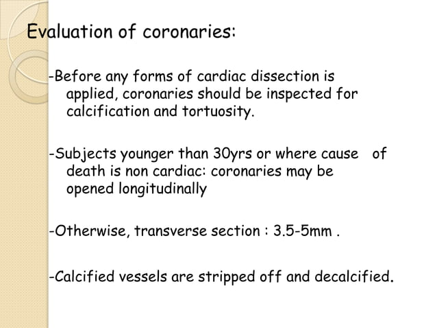 Autopsy dissection of heart and spinal cord | PPTX