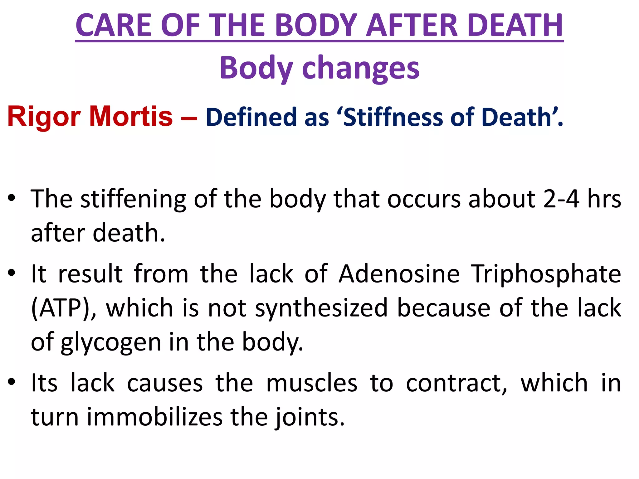 Autopsy, embalming, care of dead body | PDF