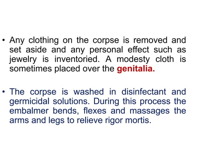 Autopsy, embalming, care of dead body | PDF