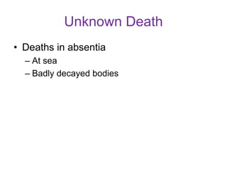 Autopsy, embalming, care of dead body | PDF