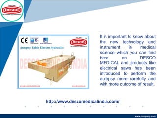 Autopsy equipment | PPTX