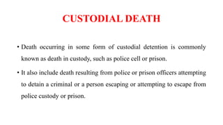 Autopsy in Cases of Death in Custody, Torture and Violation of Human ...