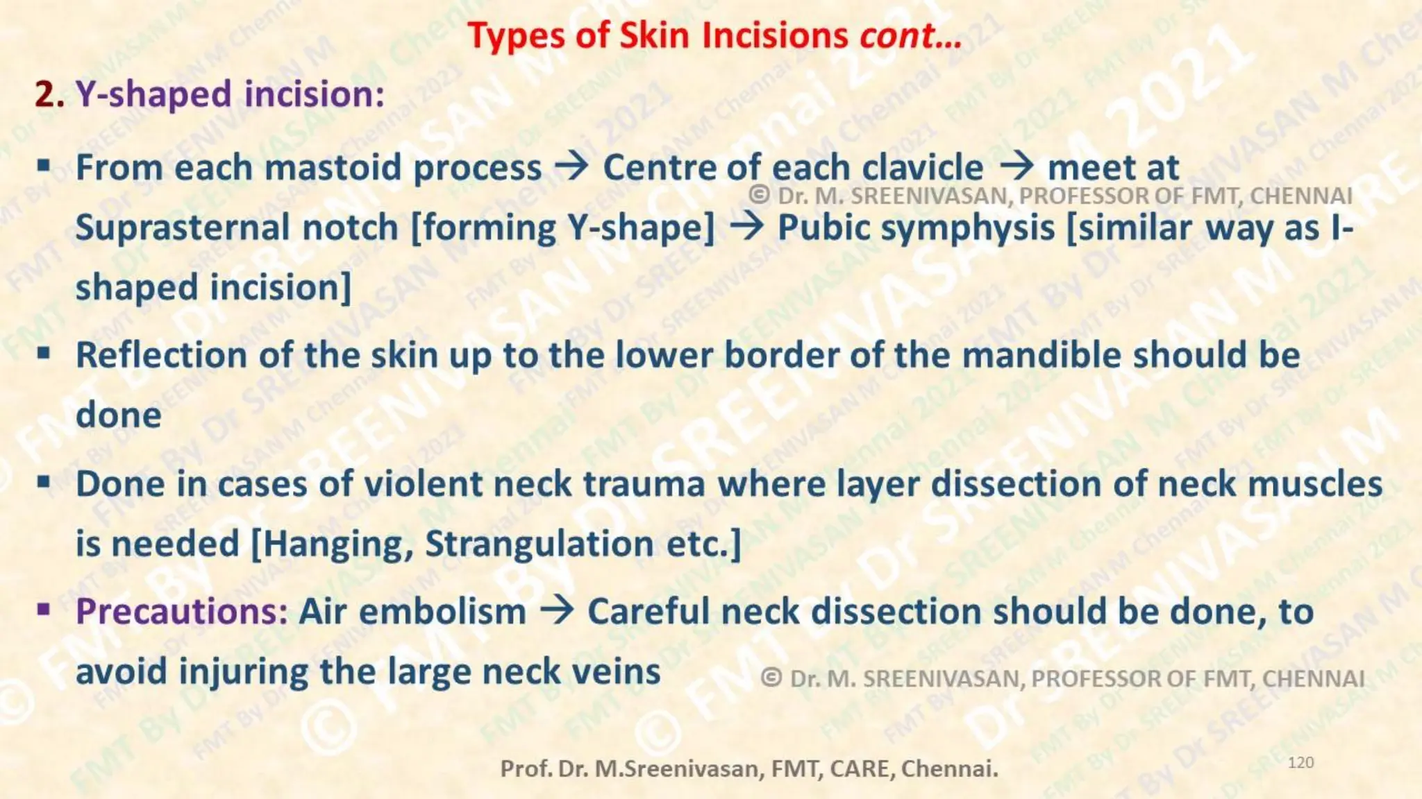 Types of Incisions in Autopsy and Methods of removal of organs | PDF