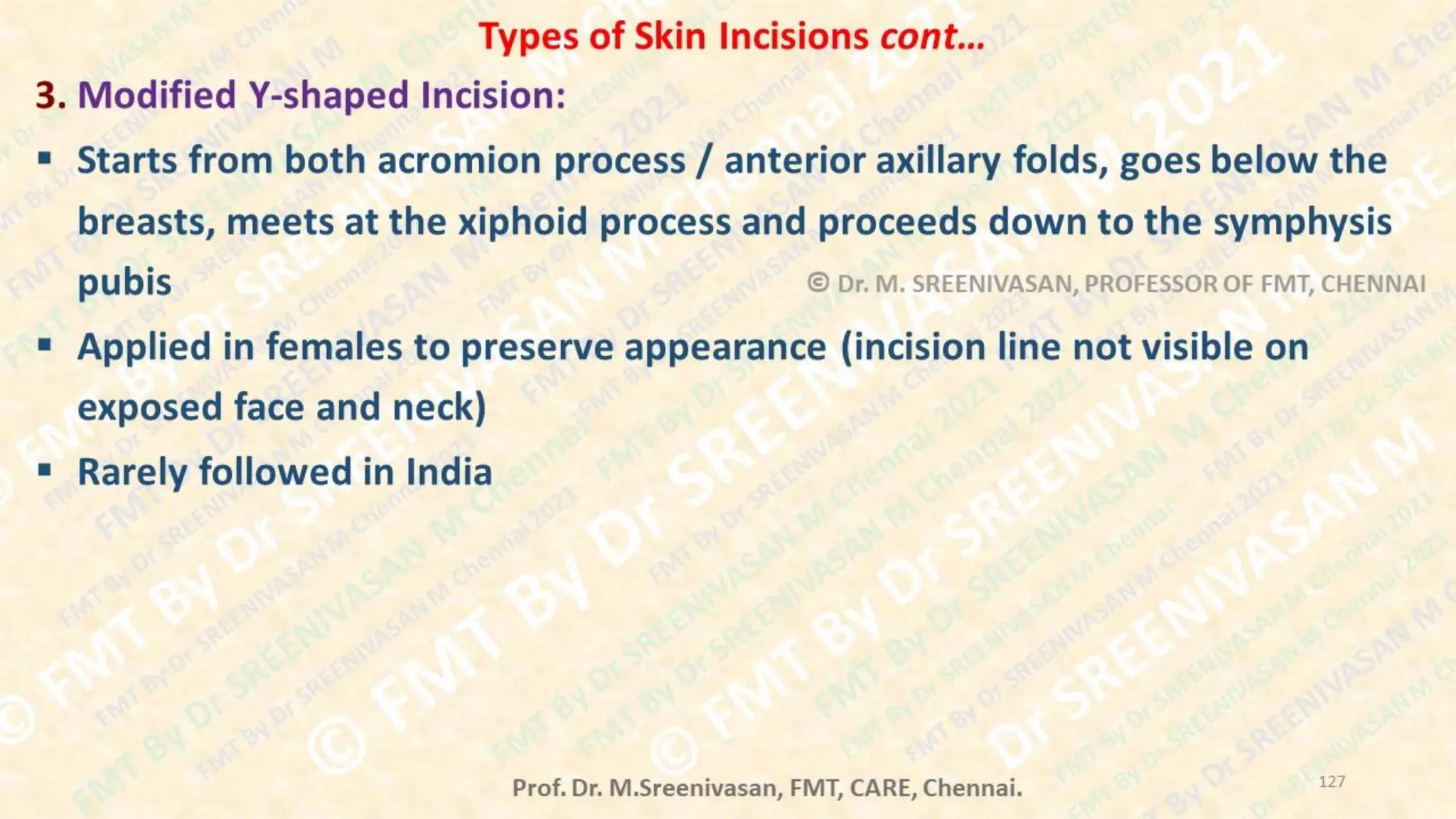 Types of Incisions in Autopsy and Methods of removal of organs | PPT
